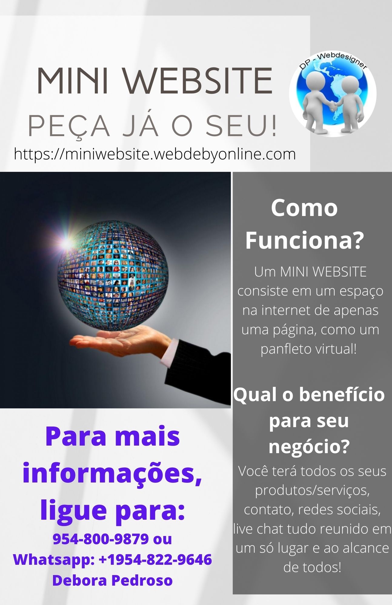 Mini Site | DP-Web Design | Serviços Digitais